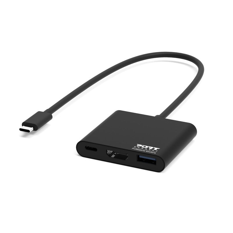 Port Designs USB-C Mini Docking Station with 4K HDMI - Ecity Electronics