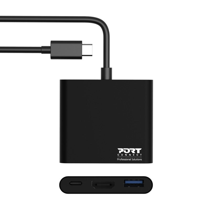 Port Designs USB-C Mini Docking Station with 4K HDMI - Ecity Electronics