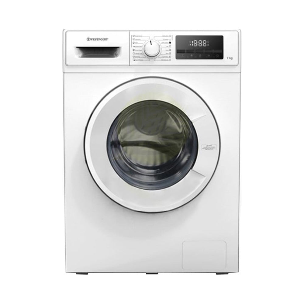 Westpoint Front Load Washer 7kg White WMT-71222S - Ecity Electronics