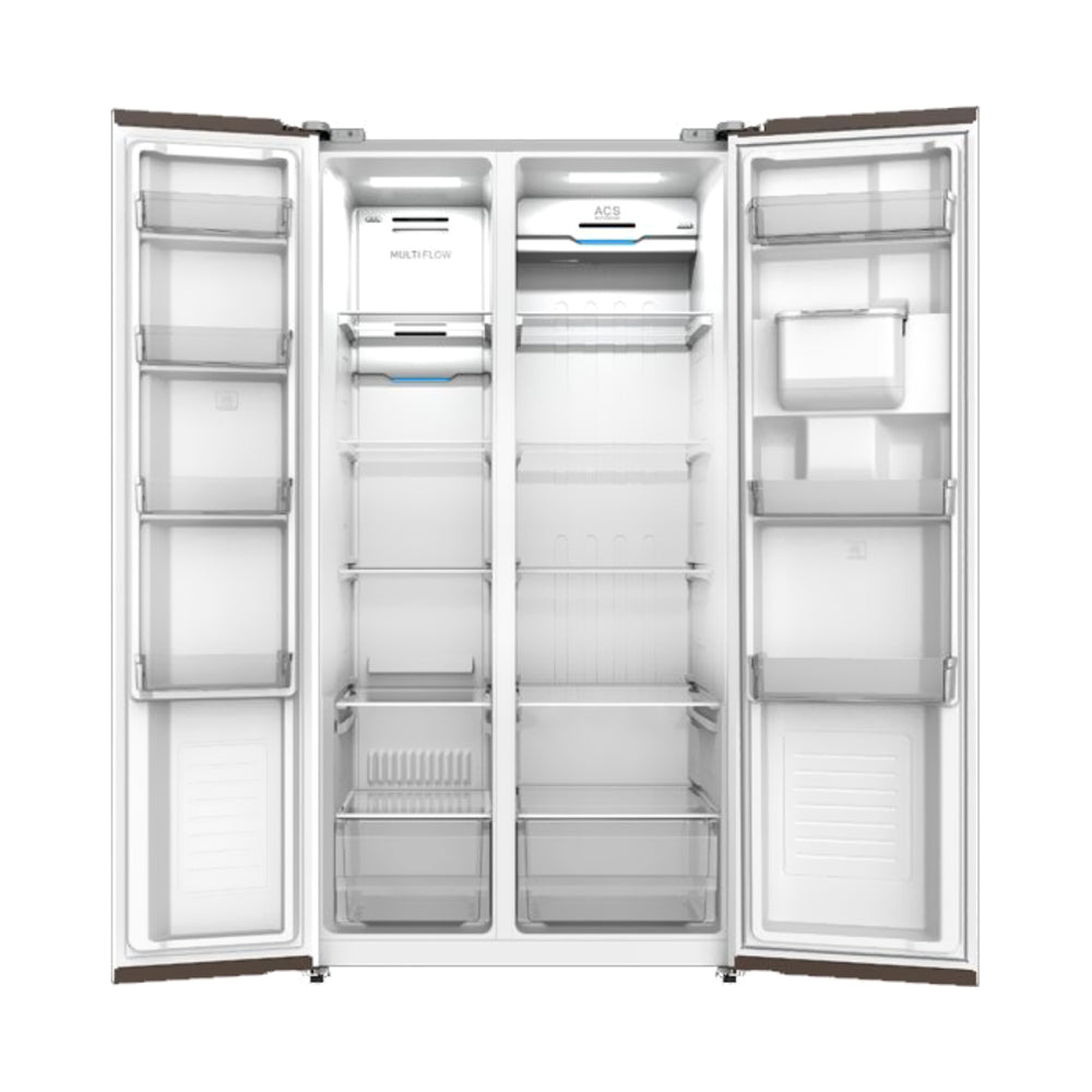 Terim Side By Side Refrigerator 720L Silver TERRSBS720WD - Ecity ...