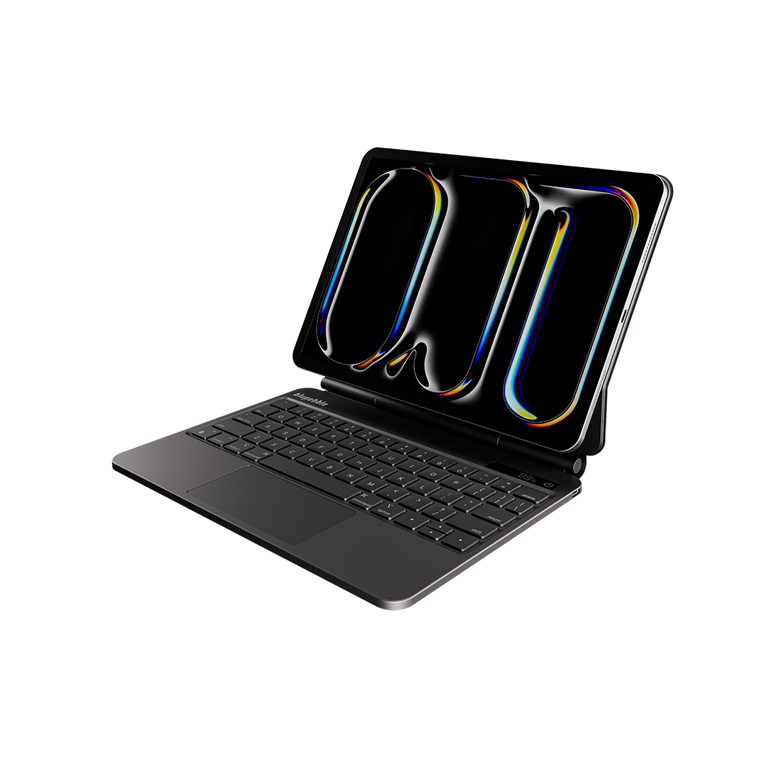 Blupebble iPad Pro 13-inch Magic Folio with Trackpad Keyboard Eng/Arb ...
