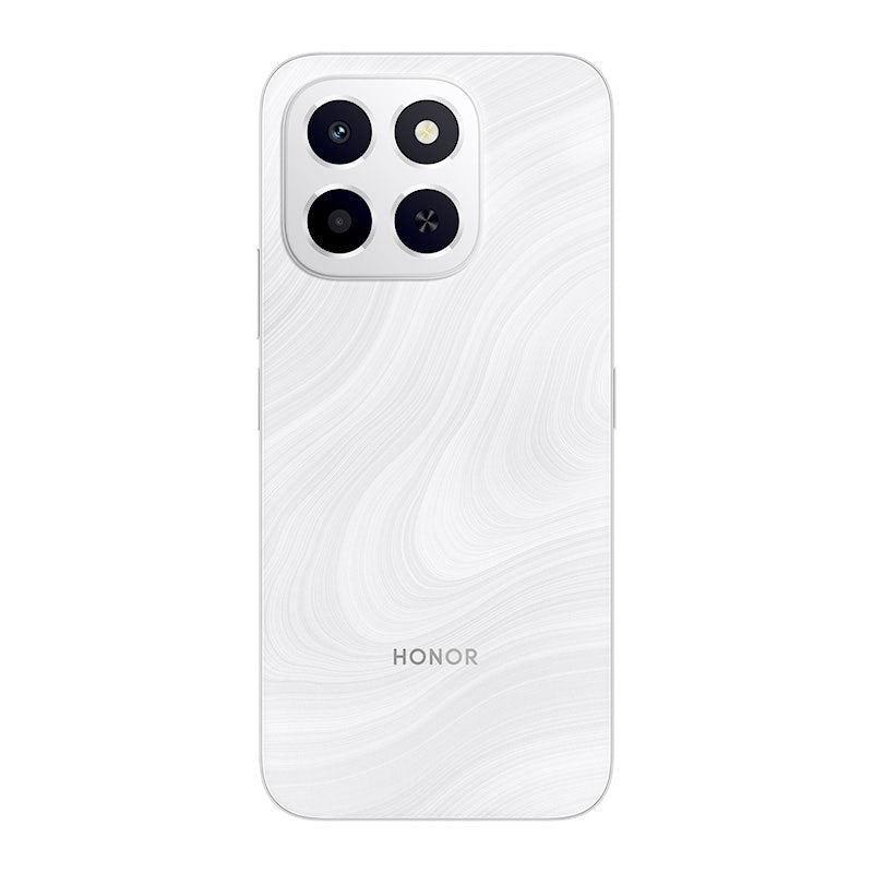 Honor X6c Dual SIM Smartphone 6GB RAM, 256GB Storage, Moonlight White - Ecity Electronics