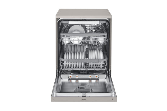 LG New QuadWash Steam Dishwasher, Inverter Direct Drive, Platinum Silv ...